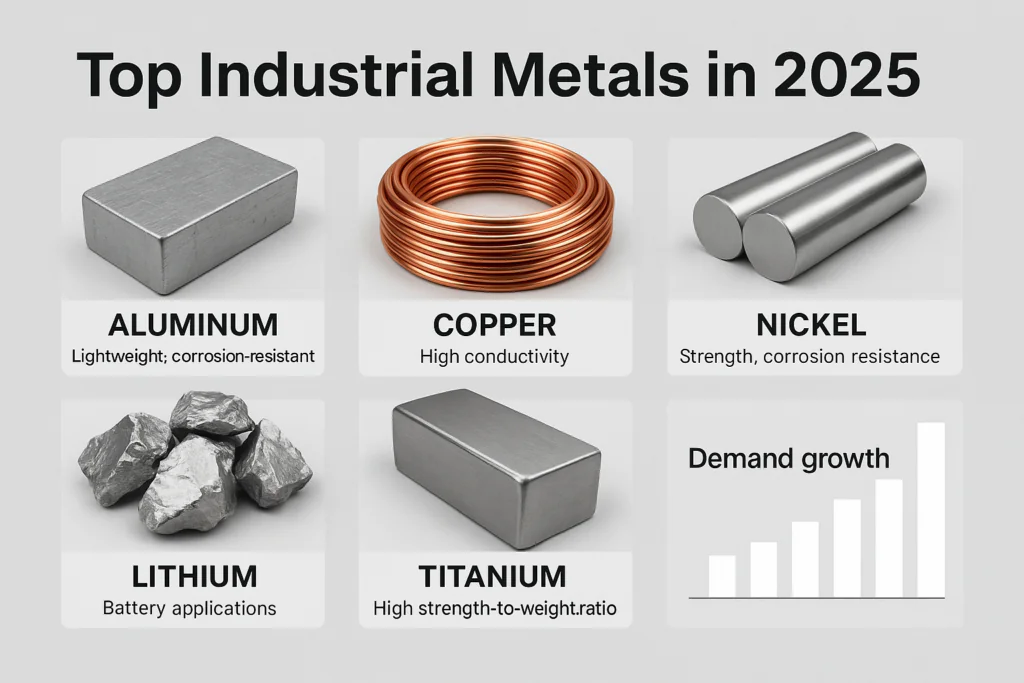 Most Demanded Metals by Industry 2025: Aluminum, Copper, Nickel and ...