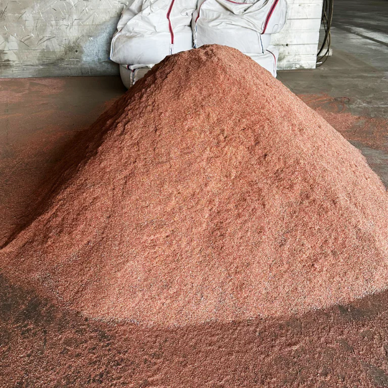 Copper granulate also available for continuous supplies.